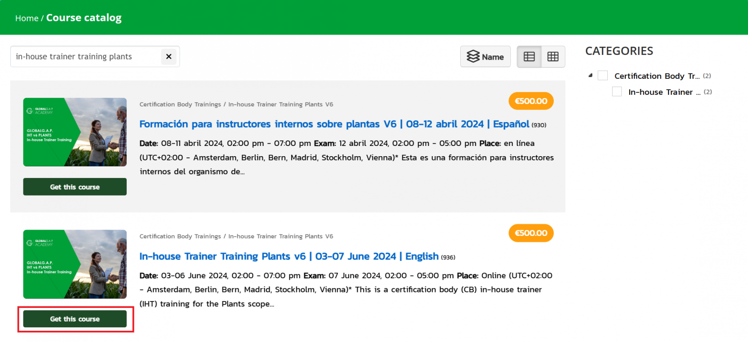 GLOBALG.A.P. Academy: how to find and register for a course - GLOBALG.A ...