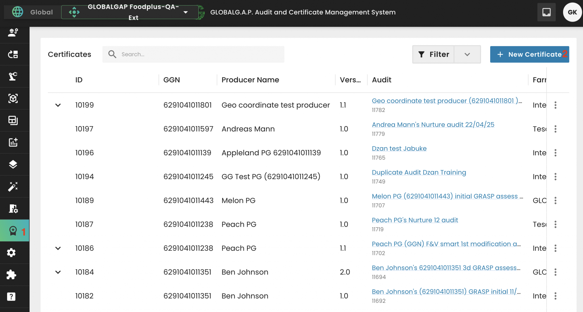 How to create certificate templates in CertifierOS - GLOBALG.A.P. Wiki Site