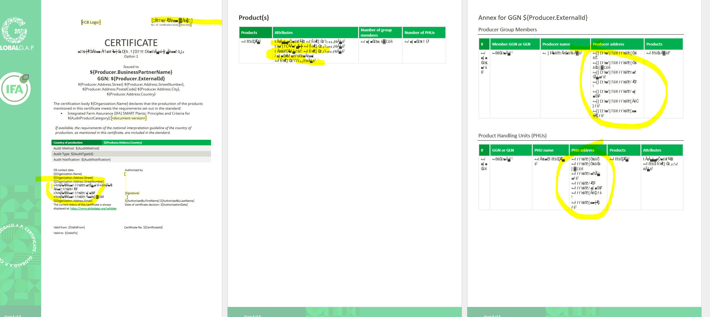 How to create certificate templates in CertifierOS - GLOBALG.A.P. Wiki Site